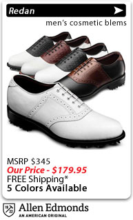 Save Big on Allen Edmonds Golf Shoes with Cosmetic Blems