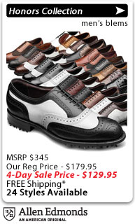 Allen Edmonds Honors Collection Golf Shoes - Cosmetic Blems