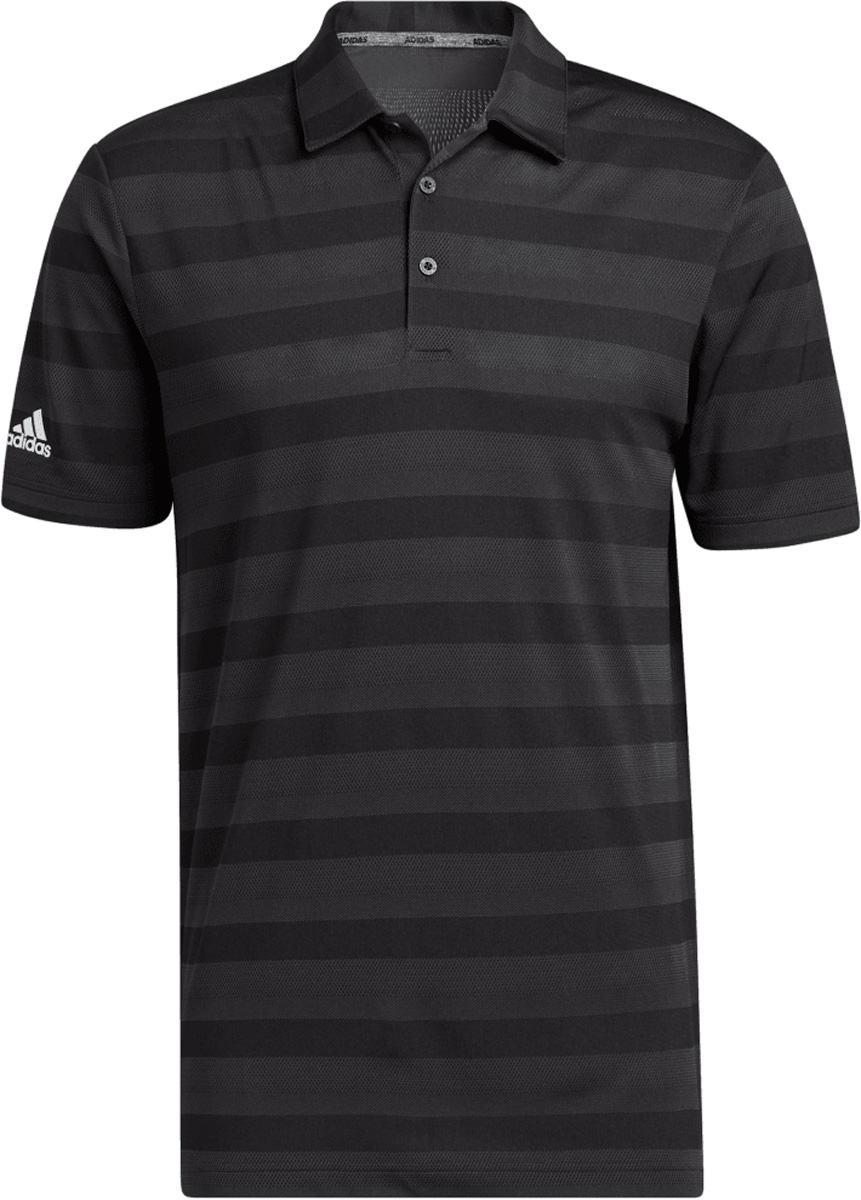 Adidas Primegreen 2-Color Stripe Golf Shirts